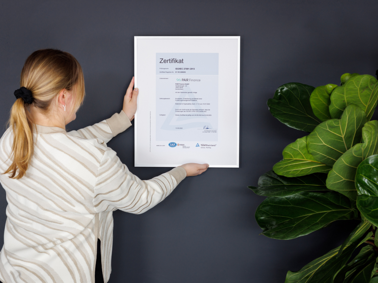 PAIR Finance now with ISO 27001 Security Certification